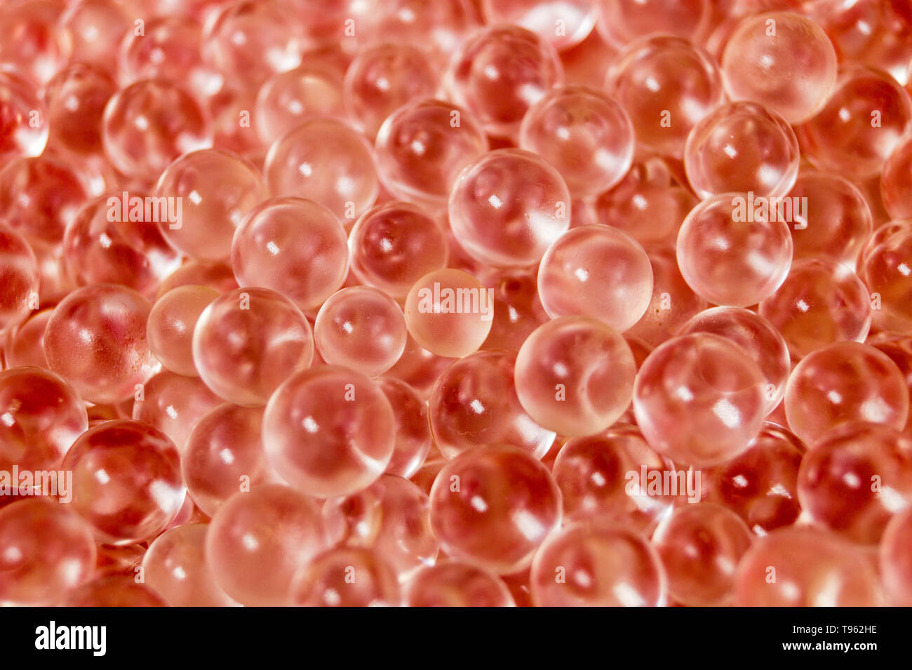 decorative transparent Silicone balls in different light Stock Photo ...