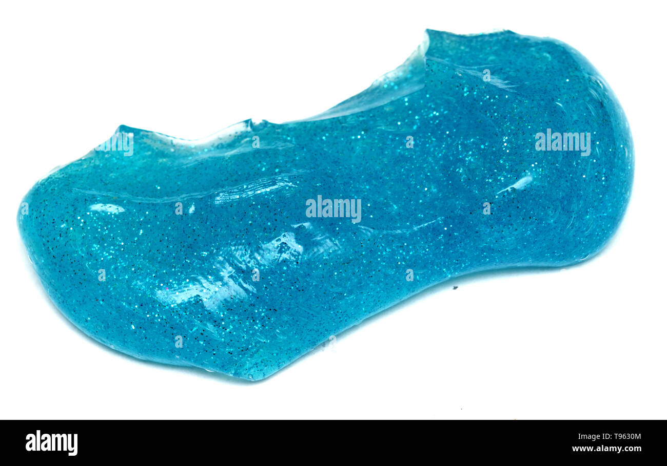 Slime isolated on white background Stock Photo - Alamy
