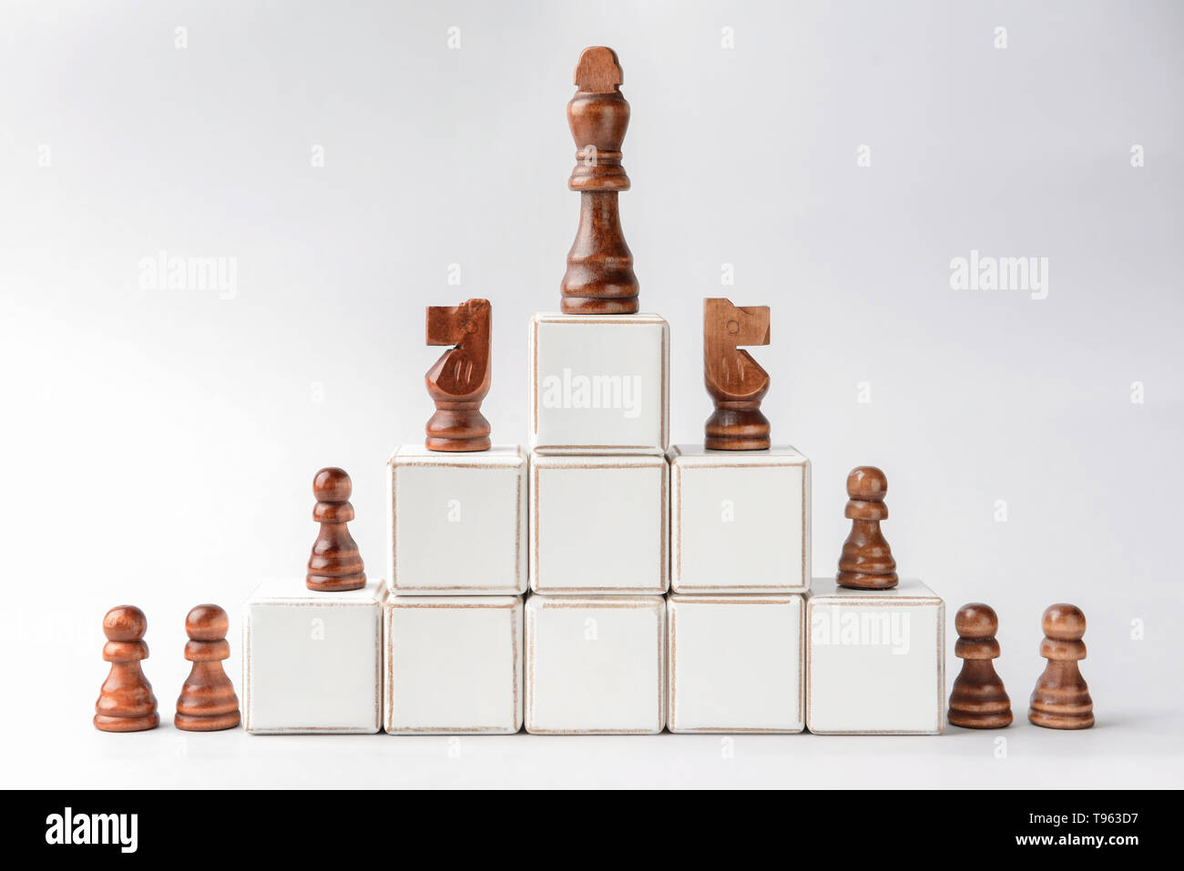 Wooden cubes war hi-res stock photography and images - Alamy