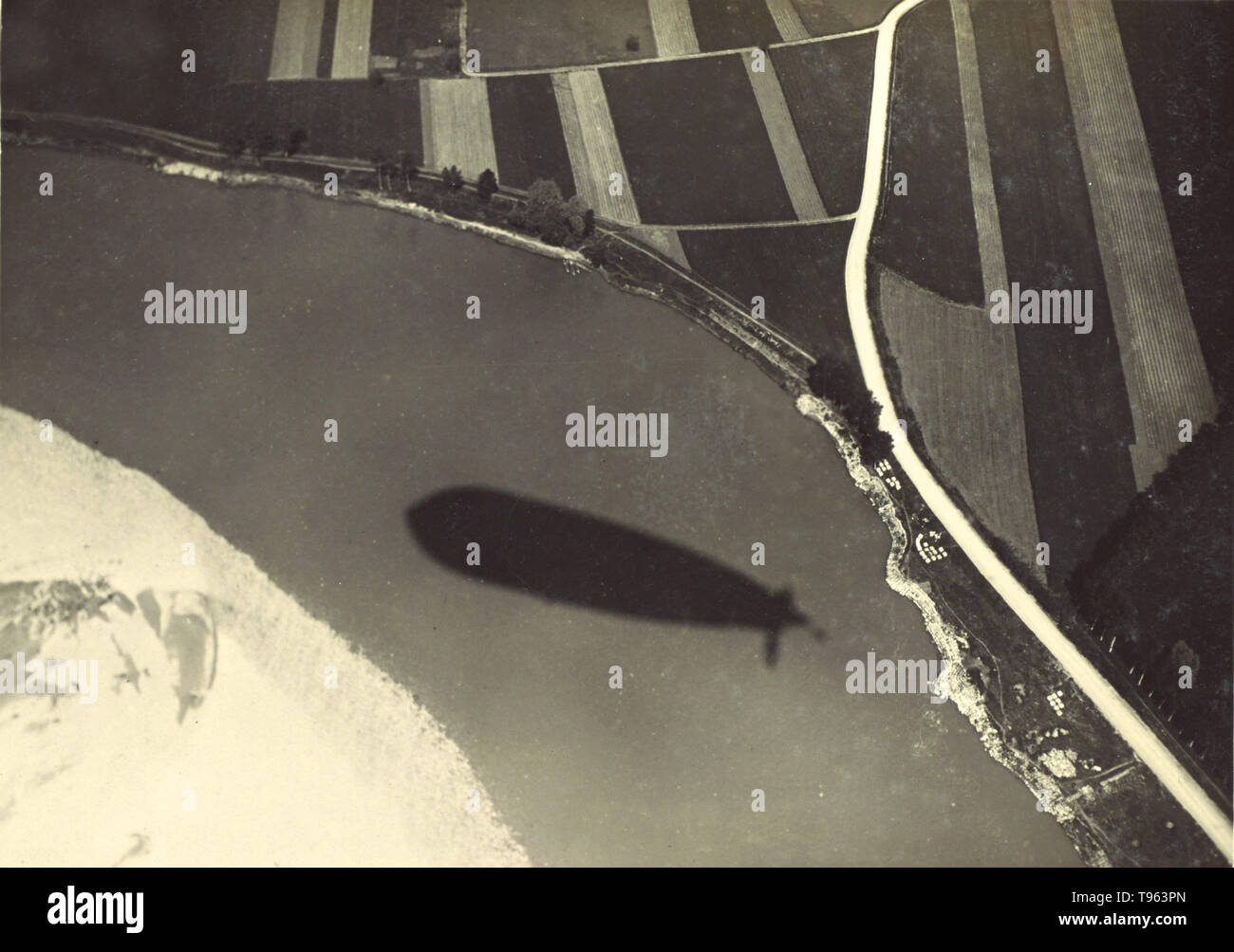 Shadow of a blimp. Fedele Azari (Italian, 1895 - 1930); Milan, Italy ...