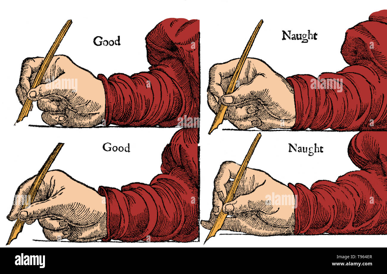 Entitled: "A new book, containing all sorts of hands visually written ...