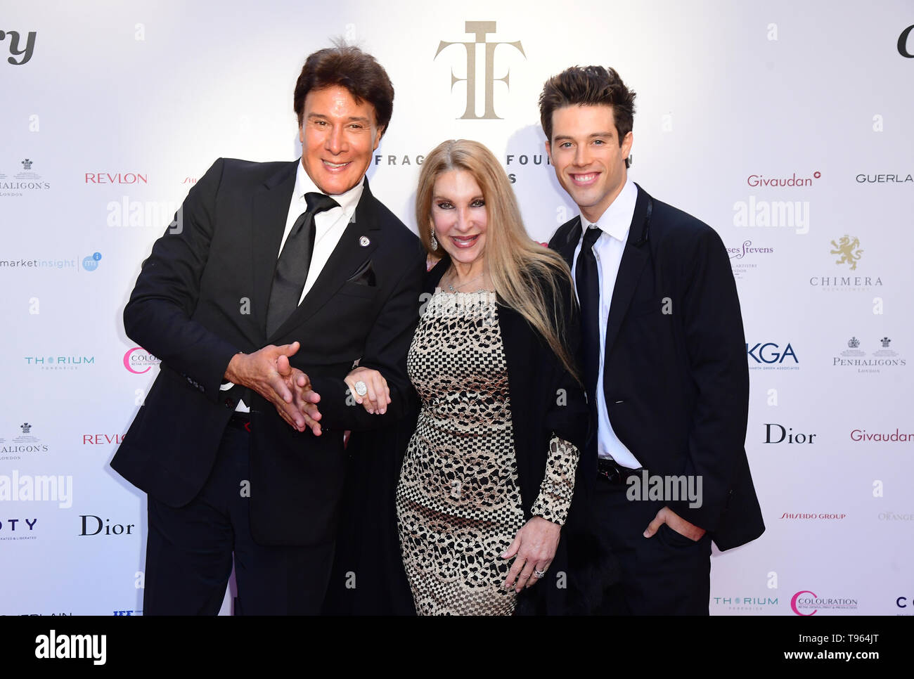 Fernando, Mari and Adan Allende arriving for the Fragrance Foundation ...