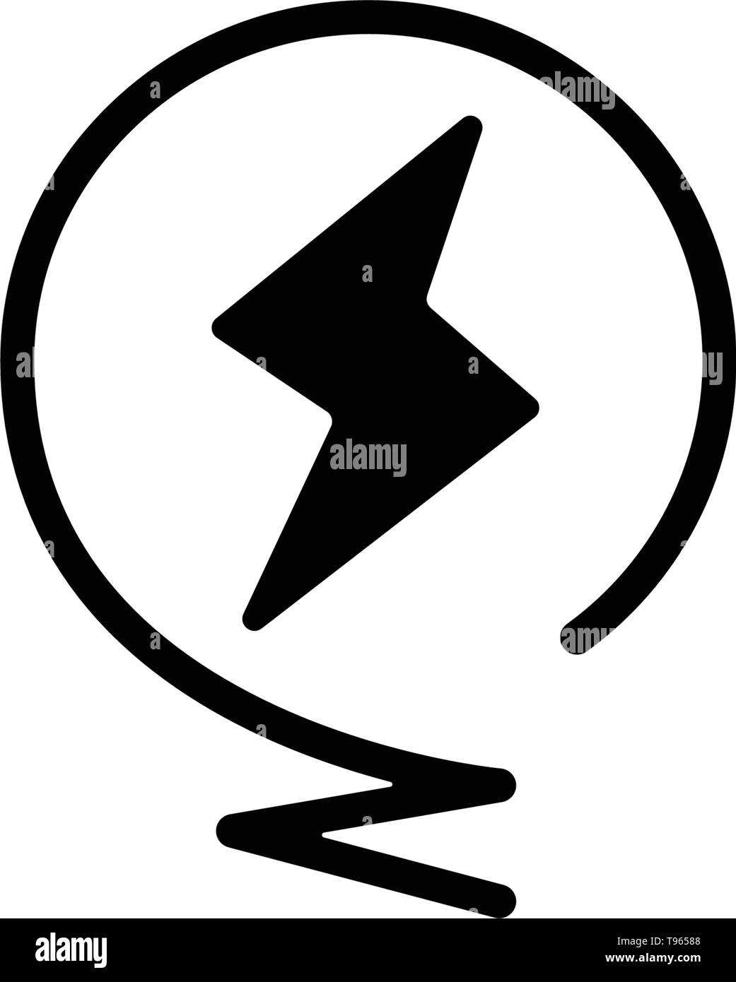 flash logo symbol electrical vector icon element isolated - vector ...