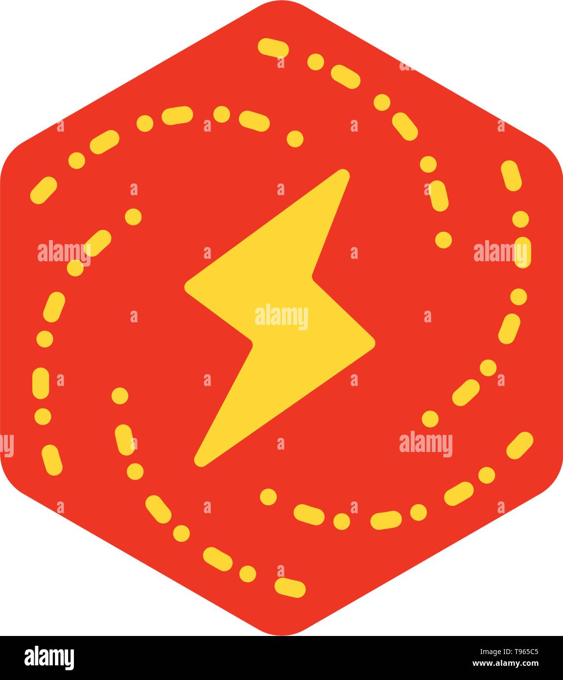flash logo symbol electrical vector icon element isolated - vector ...