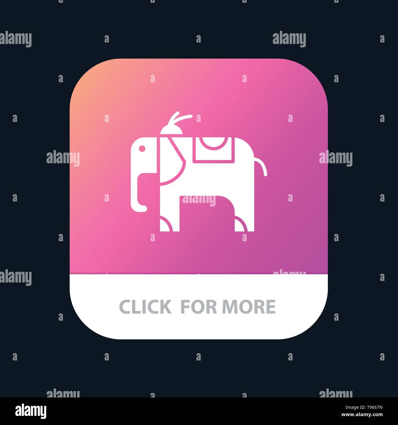 Baby elephant mobile Stock Vector Images - Alamy