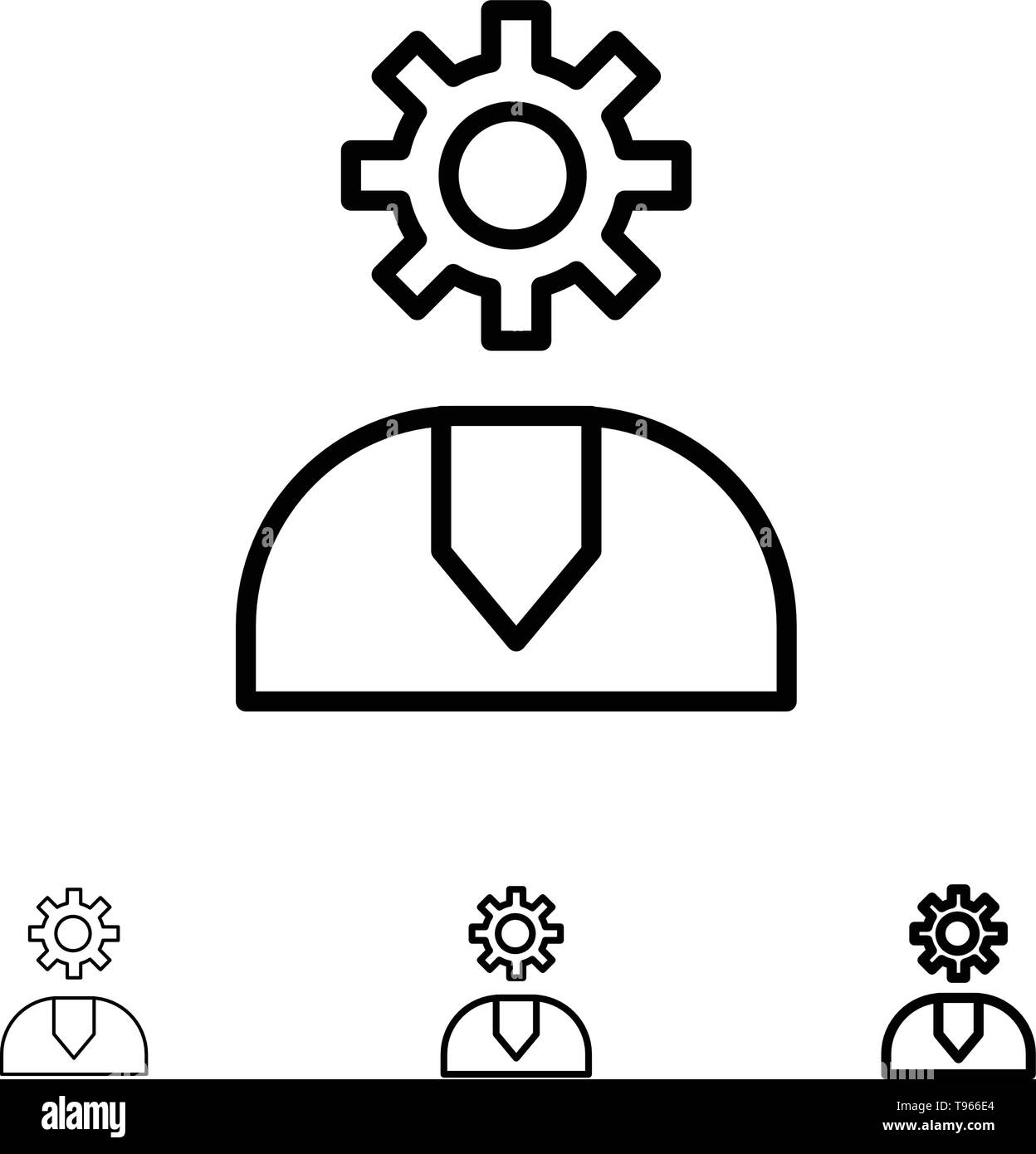 Thin Line Work Call High Resolution Stock Photography and Images - Alamy