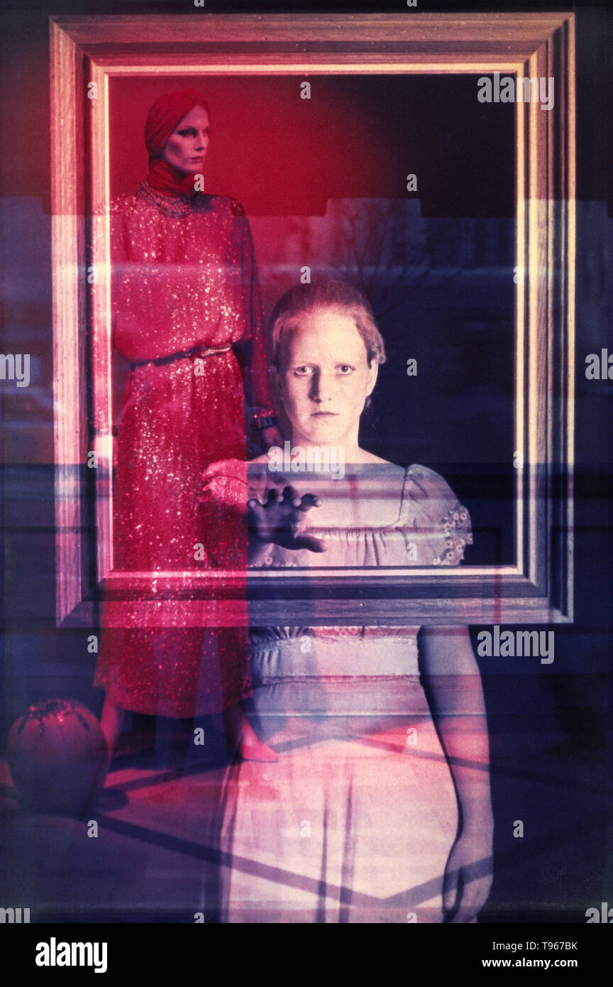 "WHO AM I"? A WOMAN SEEKING HER REAL IDENTITY IN URBAN USA Stock Photo ...