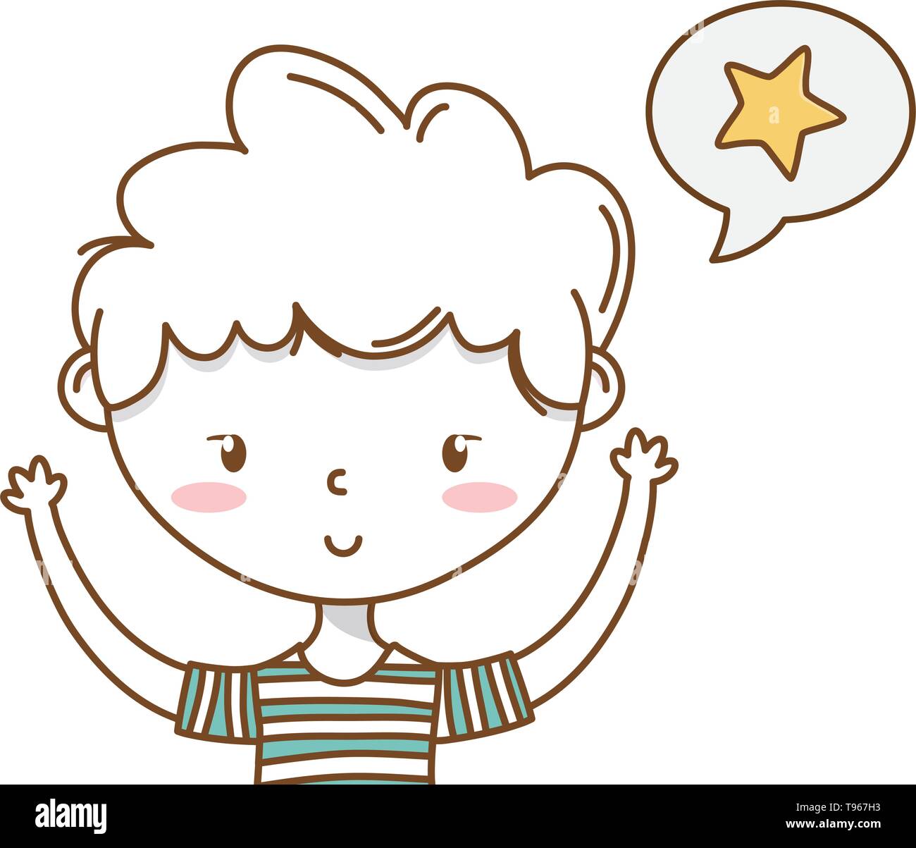 Blushing man Stock Vector Images - Alamy