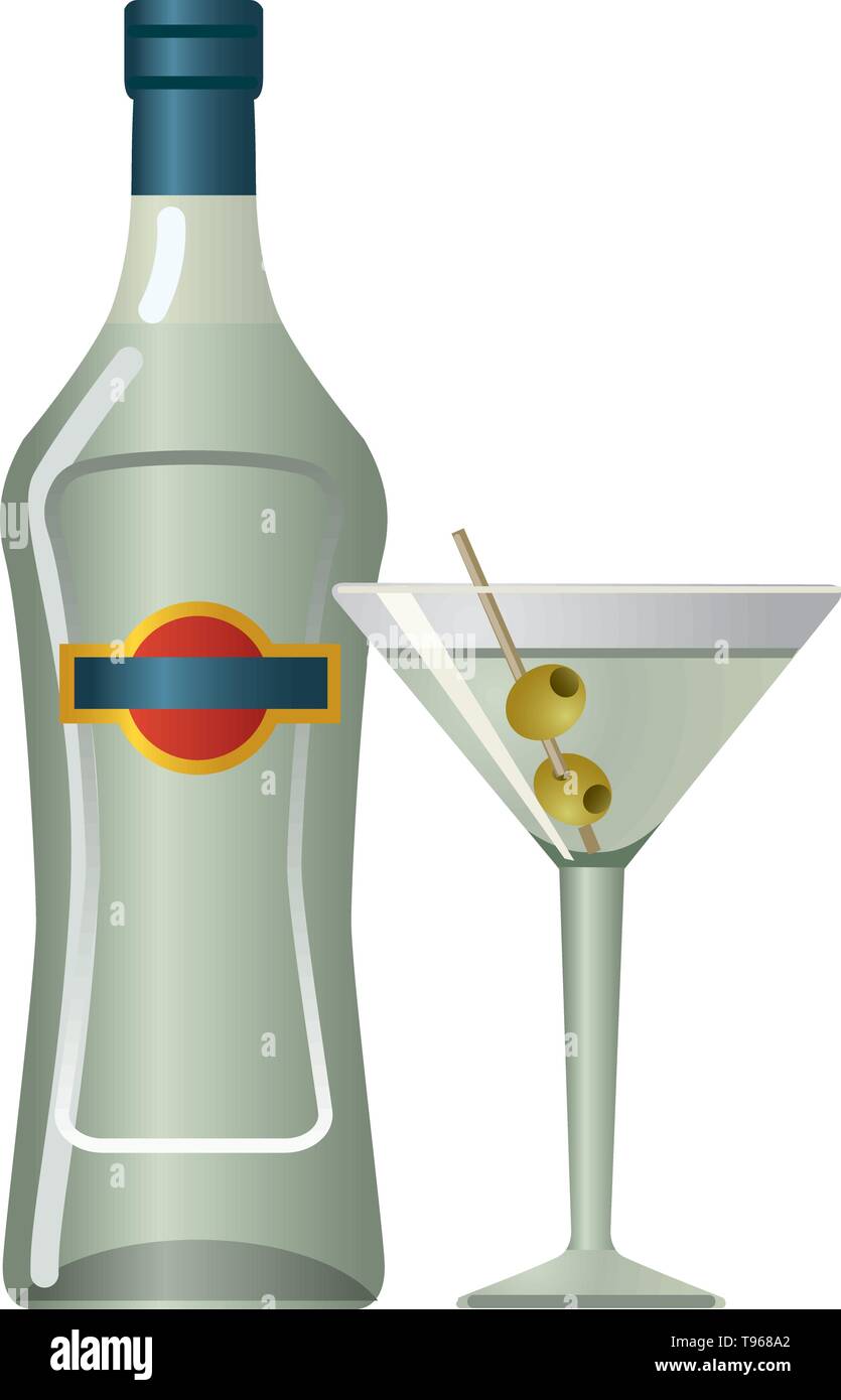 Martini glass splash Stock Vector Images - Alamy