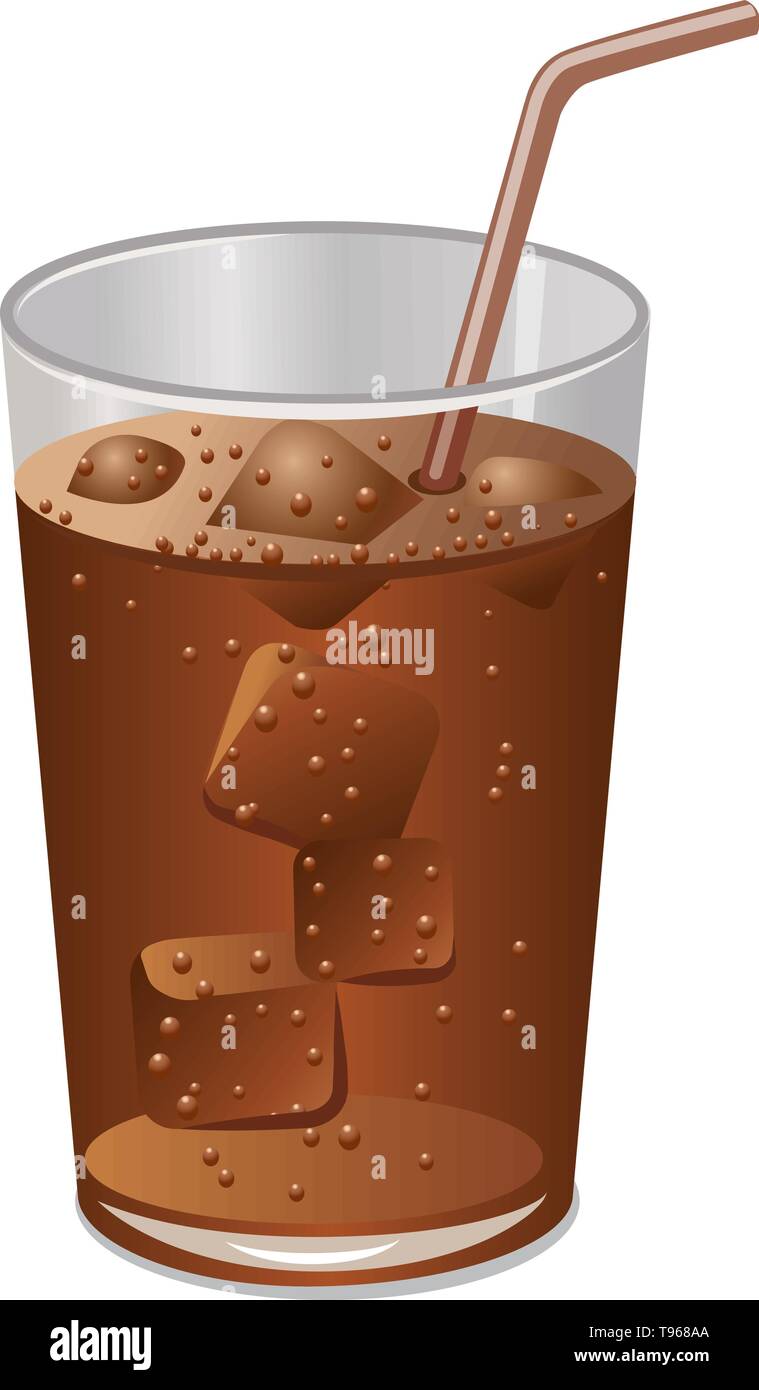Cola ice Stock Vector Images - Alamy