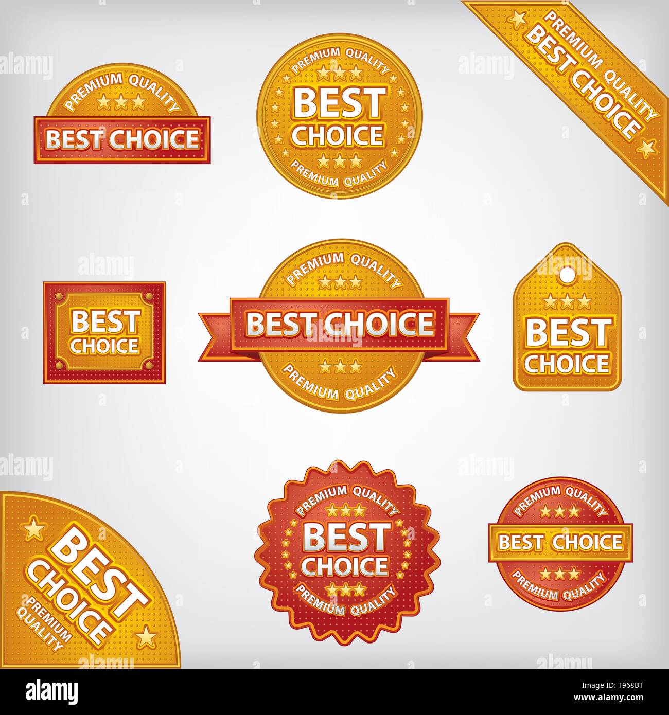 best choice labels Stock Vector Image & Art - Alamy