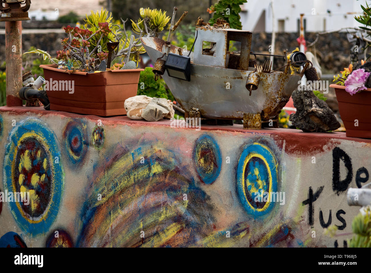 Unusual objects and strange collections with colour and textured ...