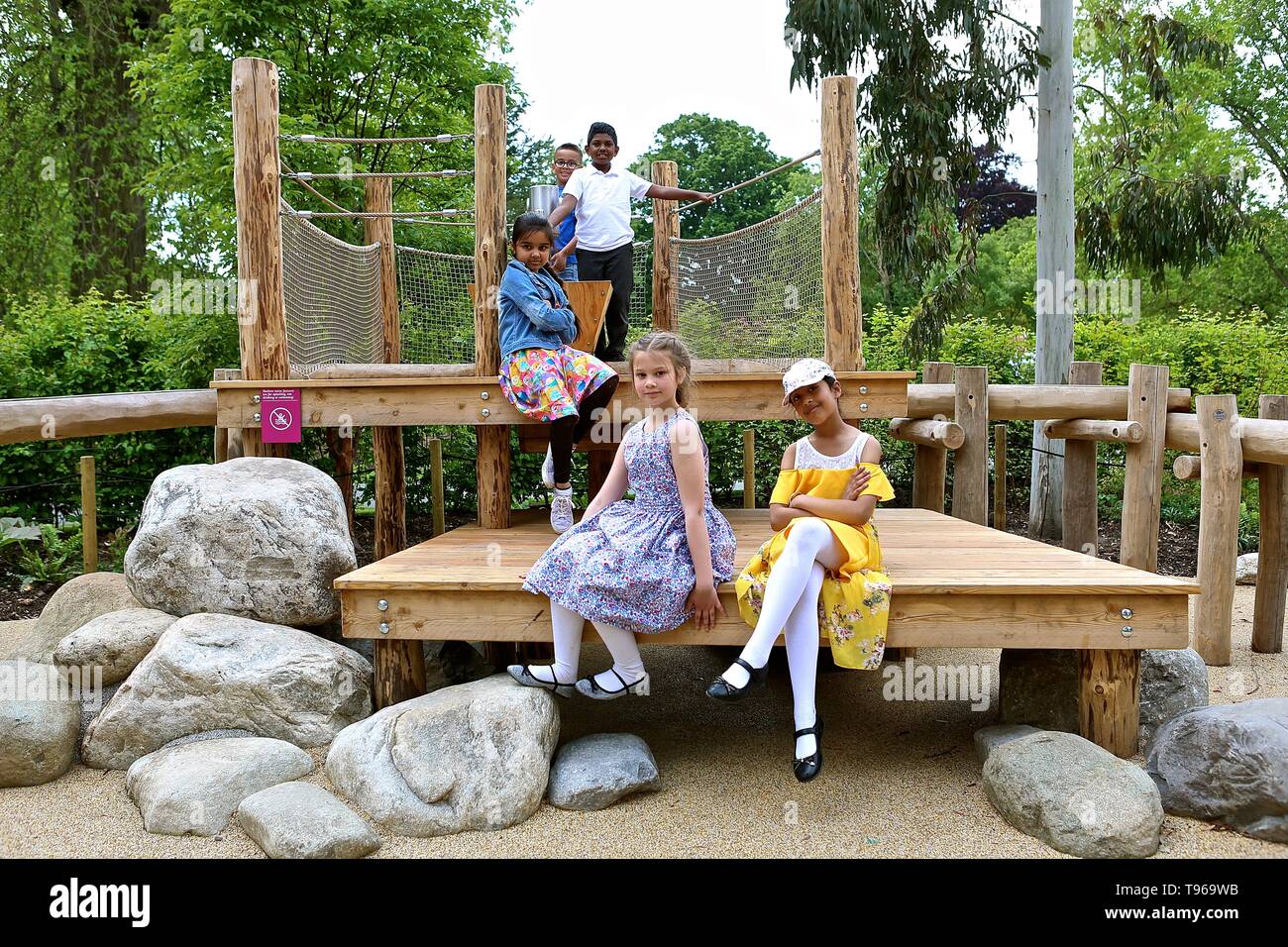 The Children's Garden Kew Royal Garden 16 May 2019 Stock Photo - Alamy