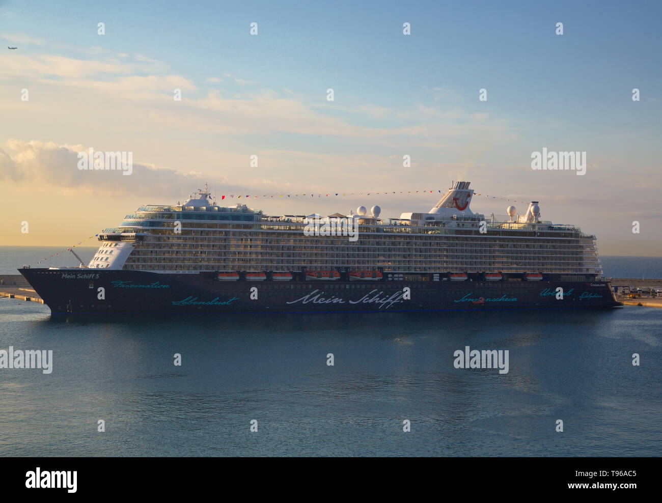 PALMA, SPAIN - September 23, 2016: Mein Schiff is owned by TUI Cruises ...