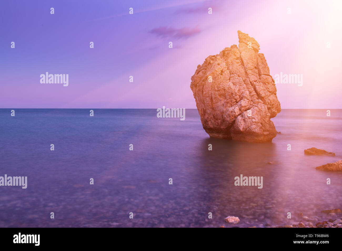 Aphrodite's Rock in Cyprus Stock Photo - Alamy