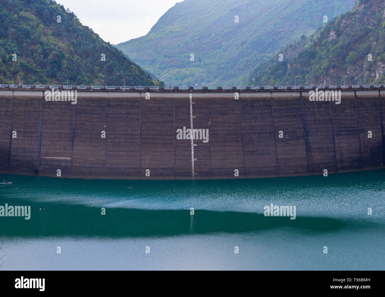 Valvestino dam basin for electricity production Stock Photo - Alamy