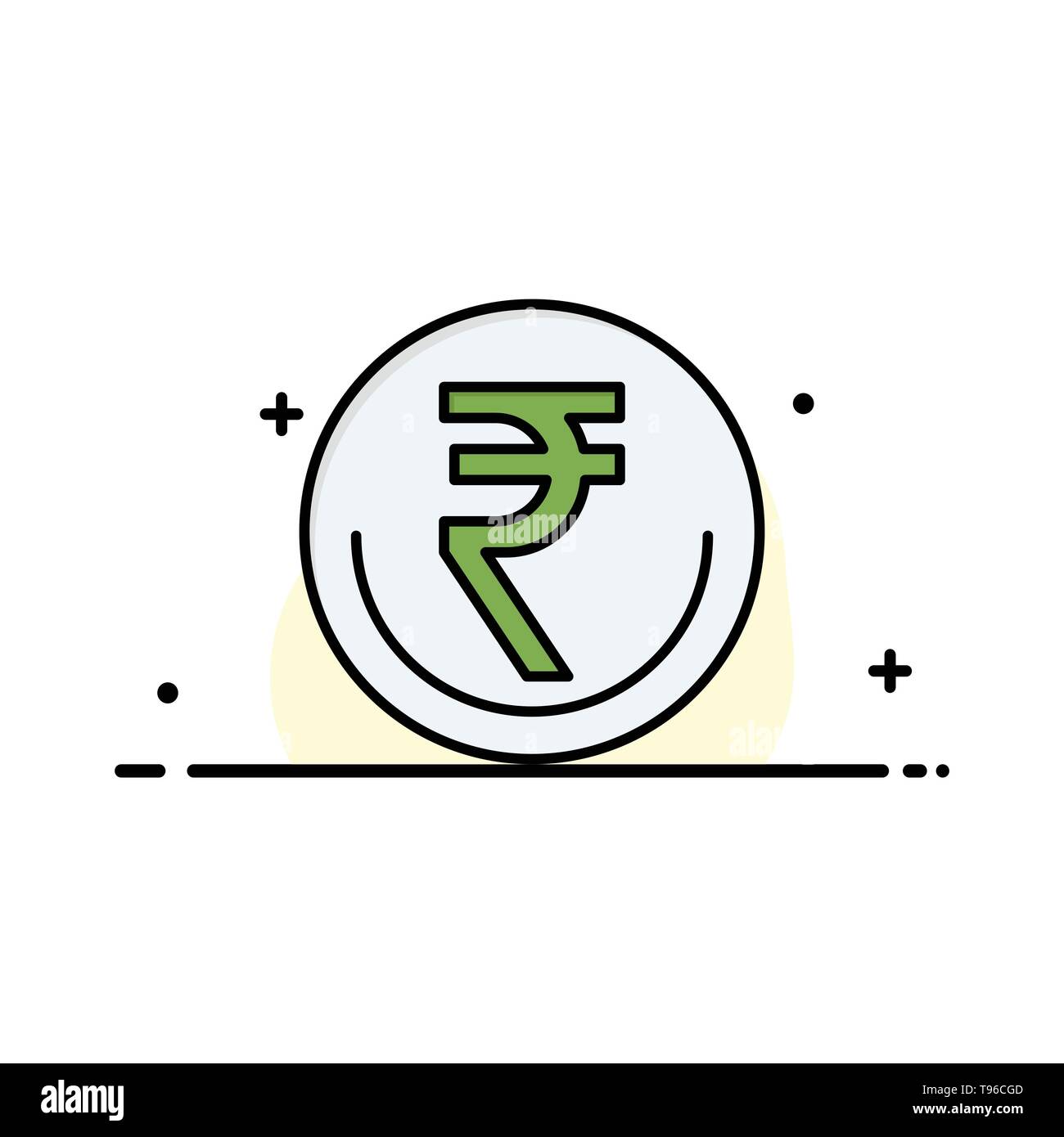 Indian rupee icon vector vectors hi-res stock photography and images ...