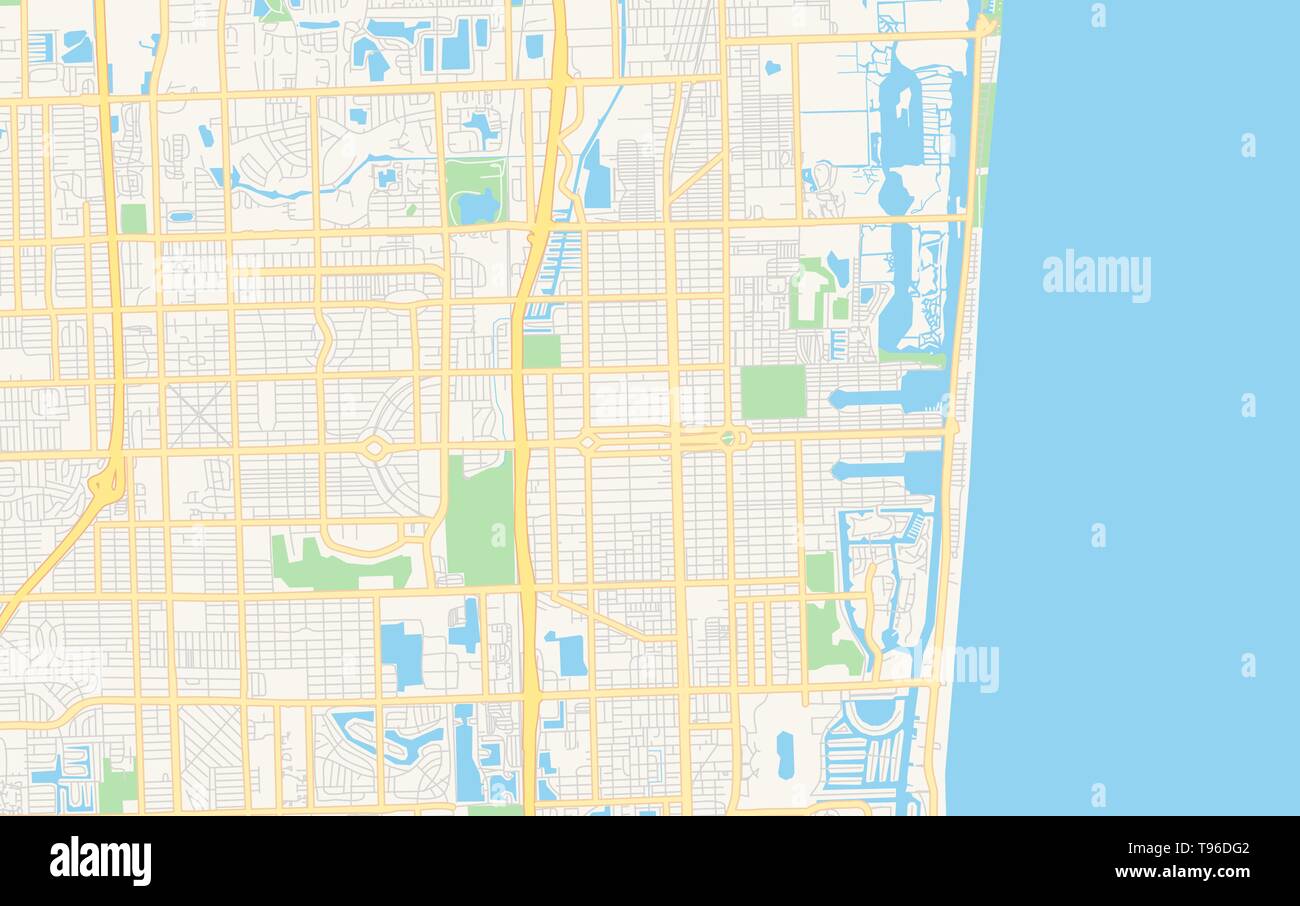 Map Of Hollywood Florida