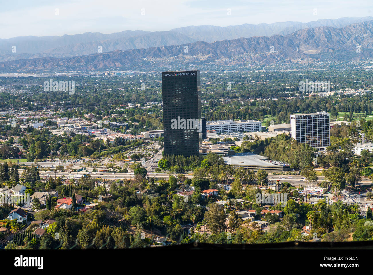 Los Angeles, California/ USA: Jul 12 2014>>a view of the universal NBC ...