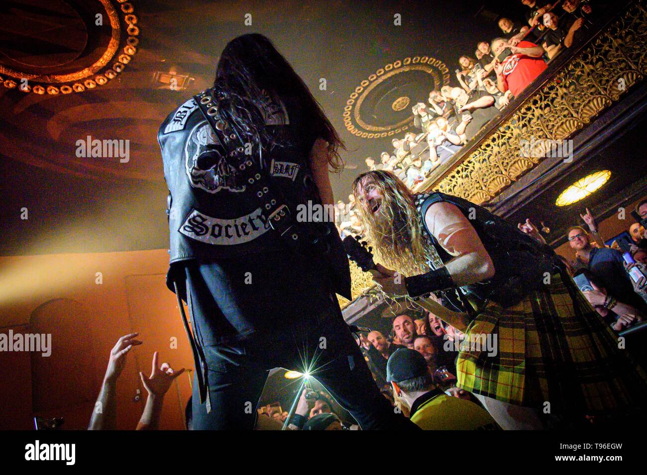 May 15, 2019 - Toronto, Ontario, Canada - American metal band 'Black ...