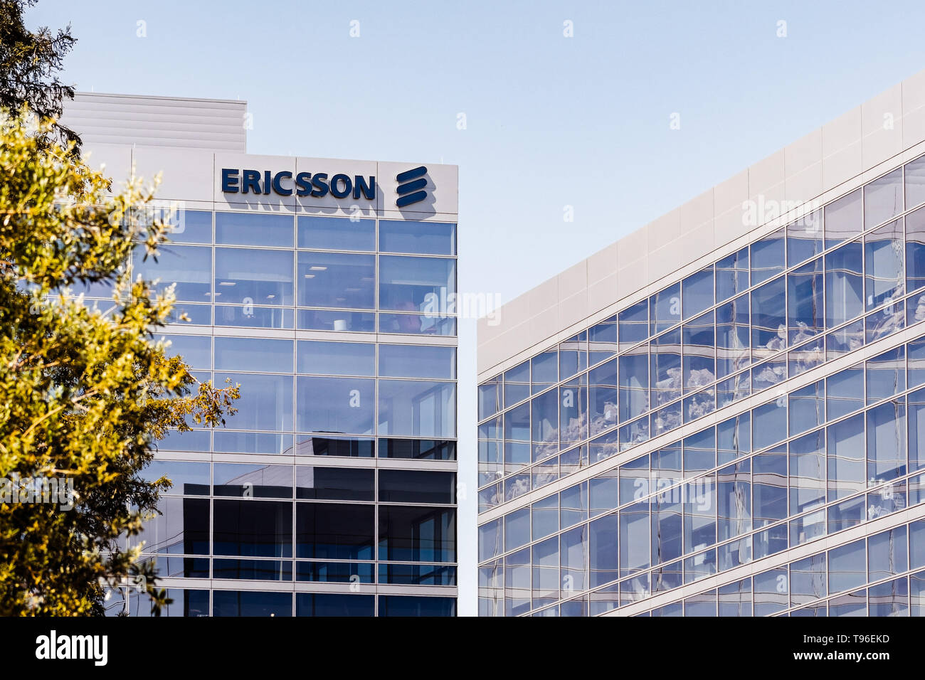 Ericsson logo hi-res stock photography and images - Alamy