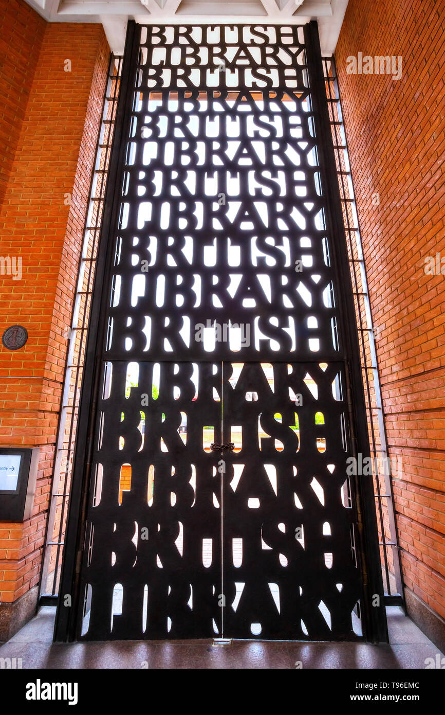 London, UK - May 12 2018: The British Library is the UK's national ...
