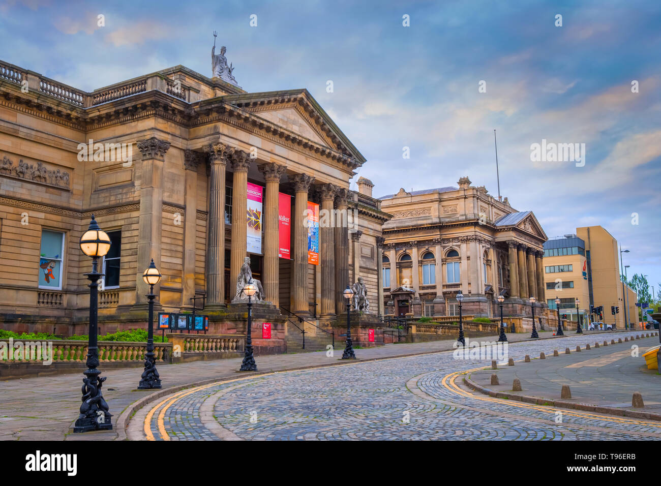 Liverpool, UK - May 16 2018: Walker Art Gallery at William Brown Street ...