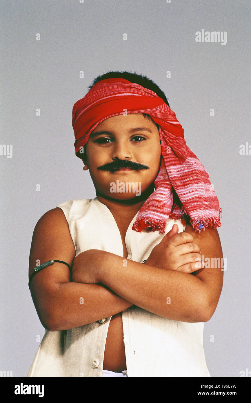 PORTRAIT OF A YOUNG BOY DRESSED AS A MILKMAN Stock Photo - Alamy