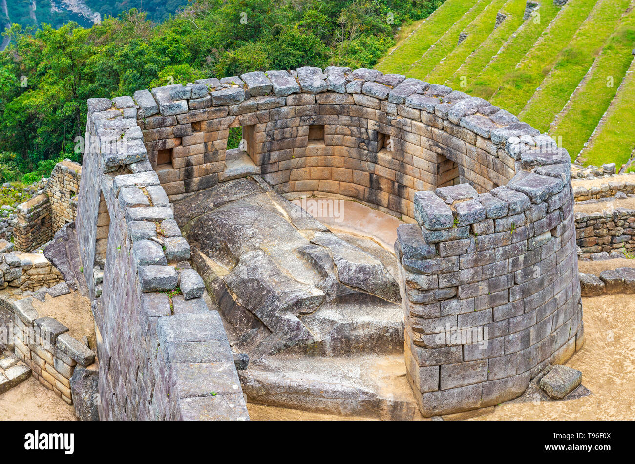 The most important inca construction of Machu Picchu is the Intiwatana ...