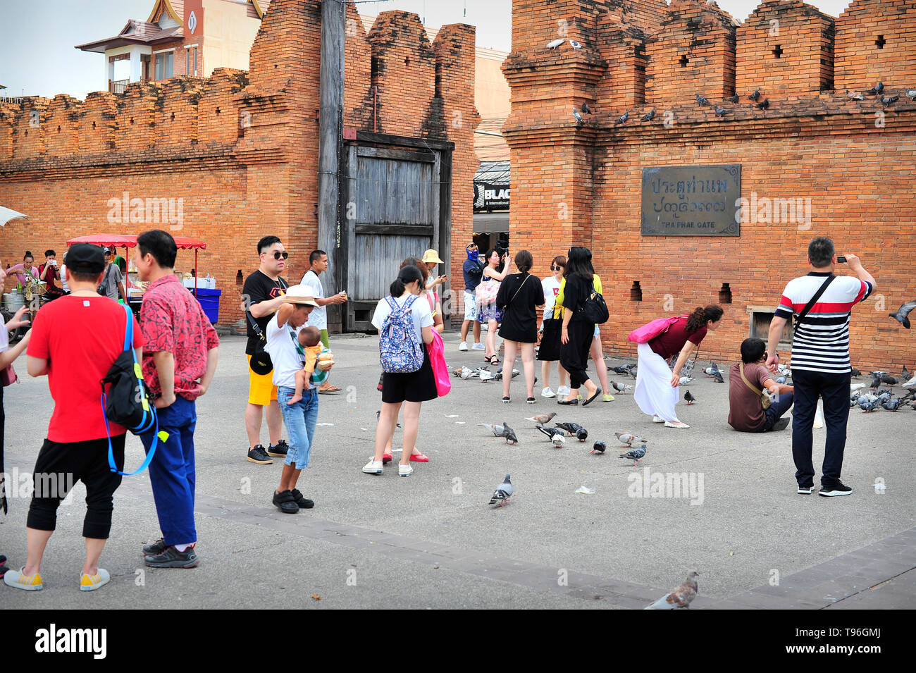 Chiang mai thapae gate hi-res stock photography and images - Alamy