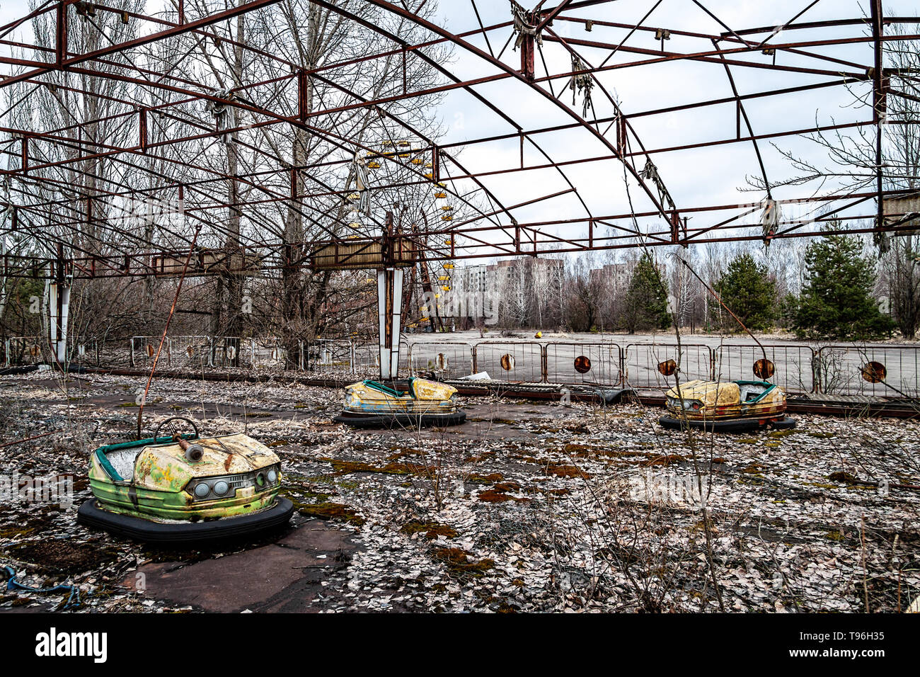 Pripyat, Zone of Alienation - the abandoned town near the Chernobyl ...