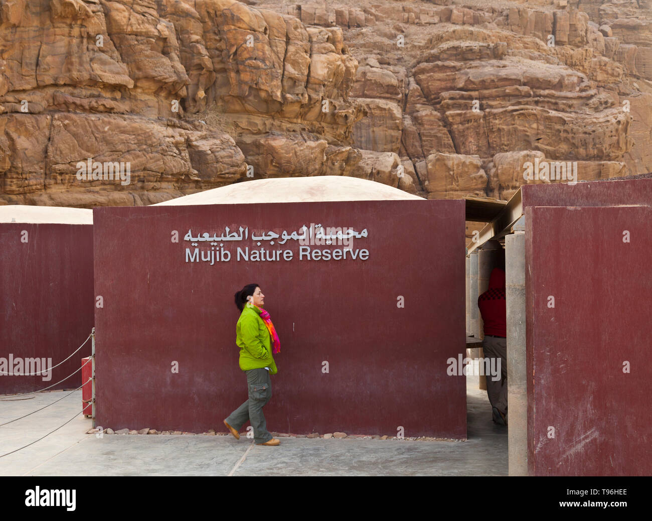 Cañón. Reserva Natural de Mujib. Valle del Rift. Mar Muerto. Jordania ...