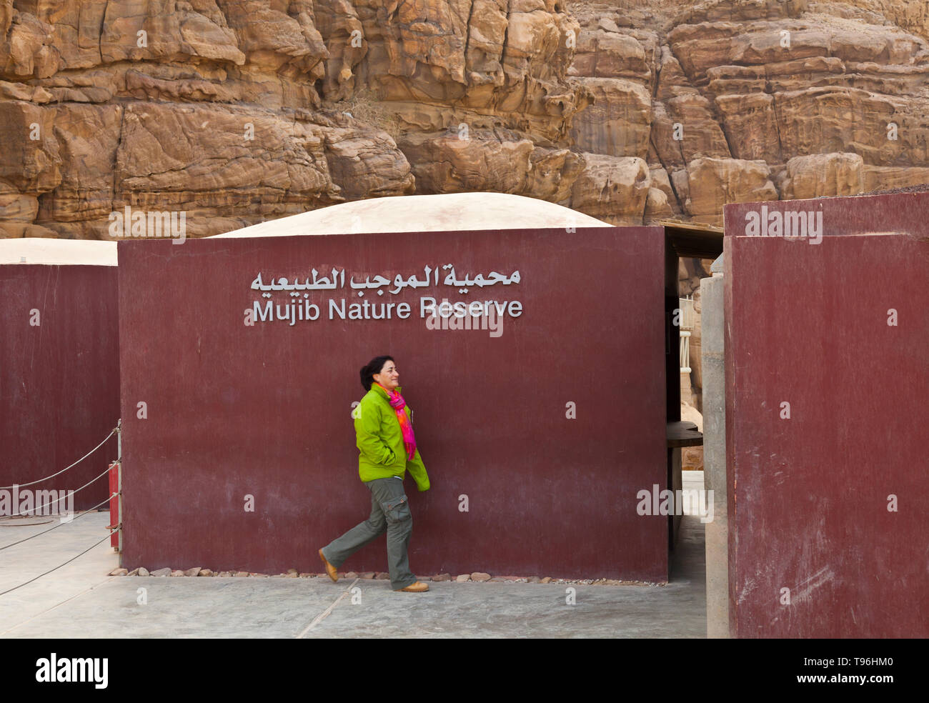 Cañón. Reserva Natural de Mujib. Valle del Rift. Mar Muerto. Jordania ...