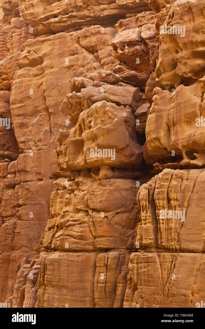 Cañón. Reserva Natural de Mujib. Valle del Rift. Mar Muerto. Jordania ...