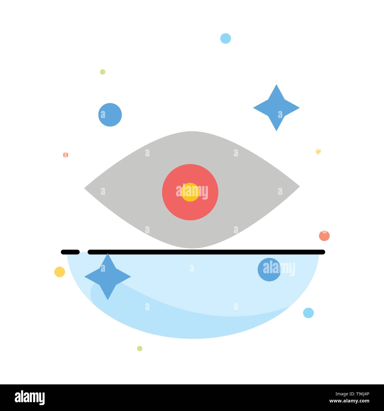 Eyes watching graphic Stock Vector Images - Alamy
