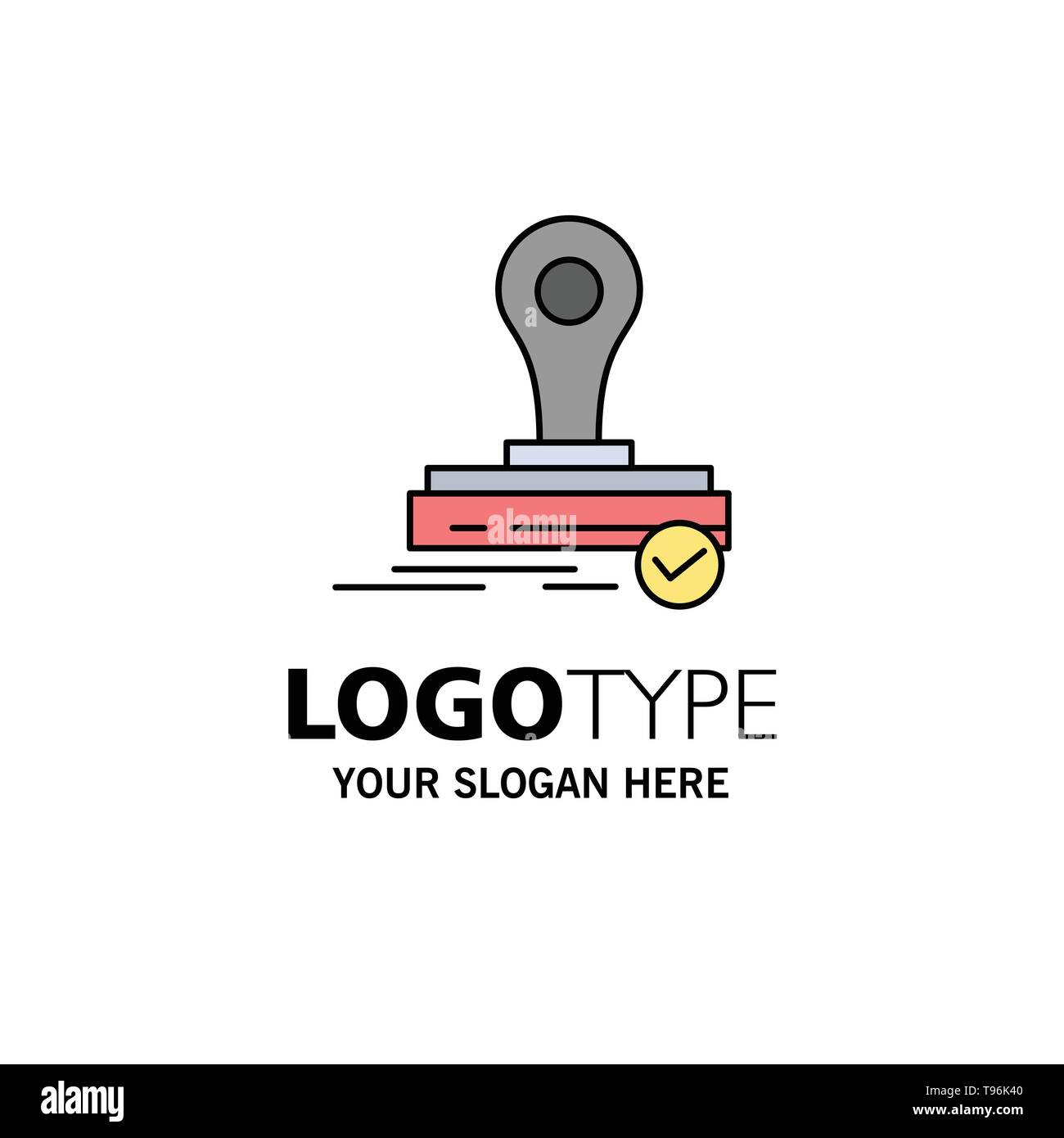 Iso business logo Stock Vector Images - Alamy