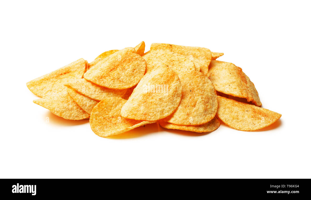 Chips isolated on white hi-res stock photography and images - Alamy
