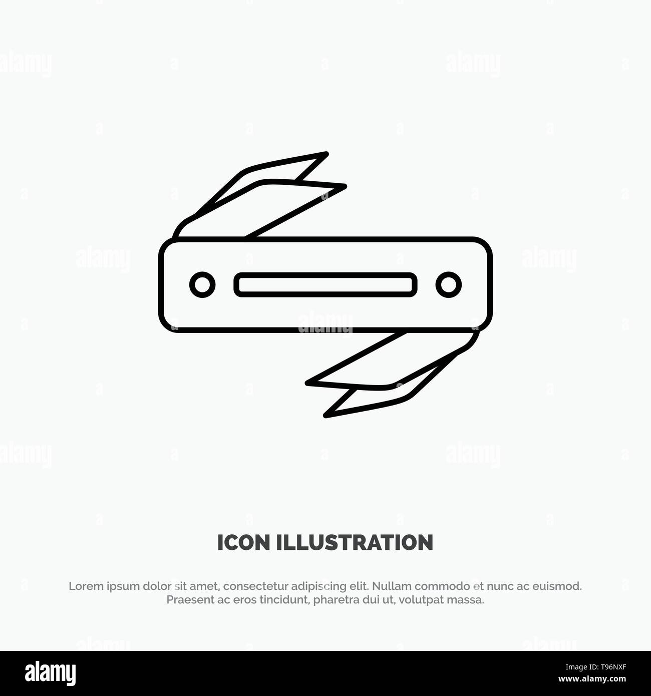 Utility Knife Vector Vectors High Resolution Stock Photography and ...