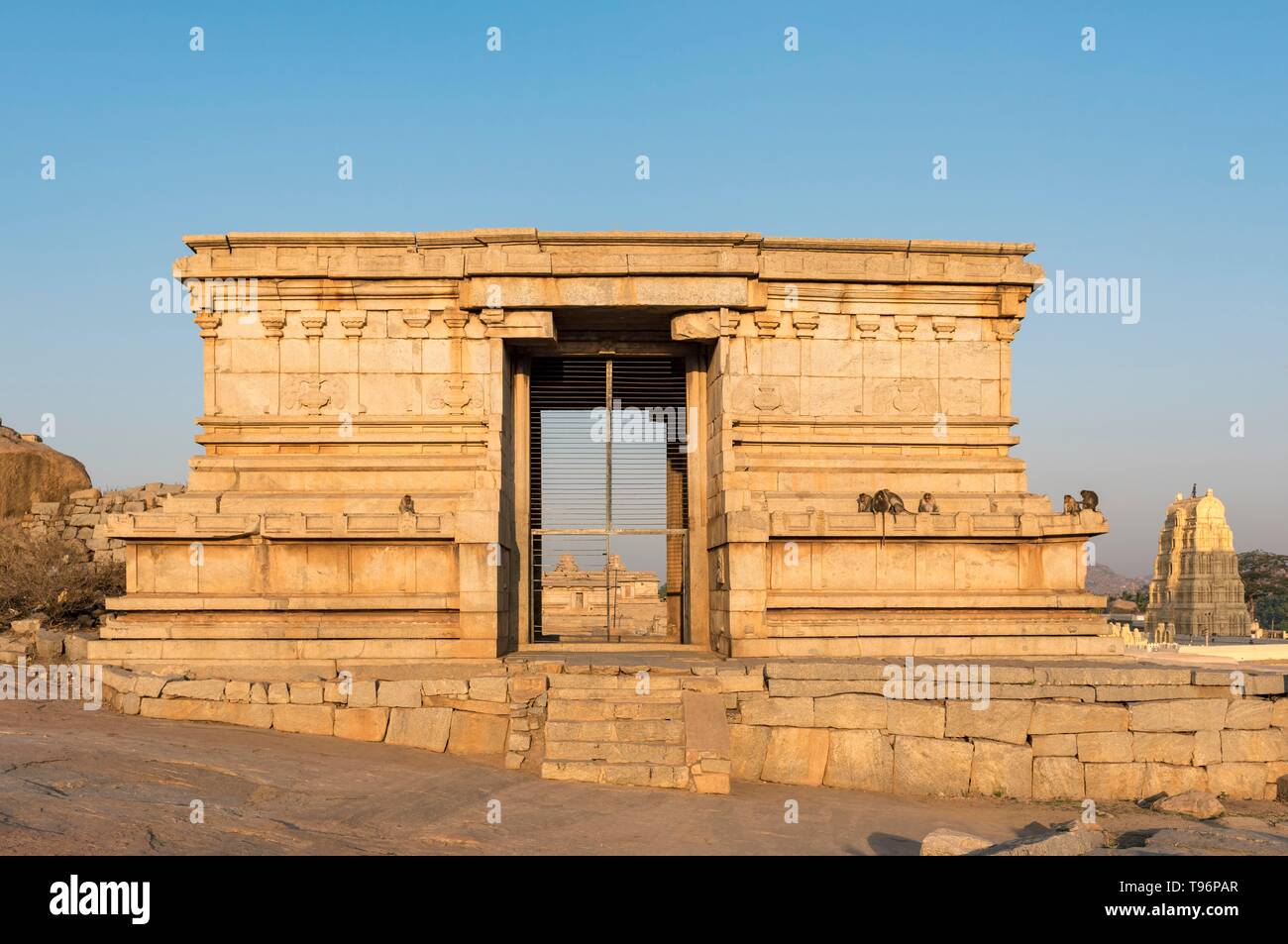 Temple on Hemakuta hill, Hampi, India Stock Photo - Alamy