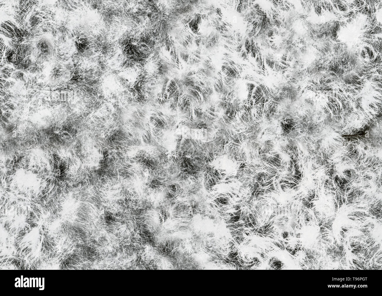 Fluffy seamless pattern. Ink background with texture of wool and fur ...