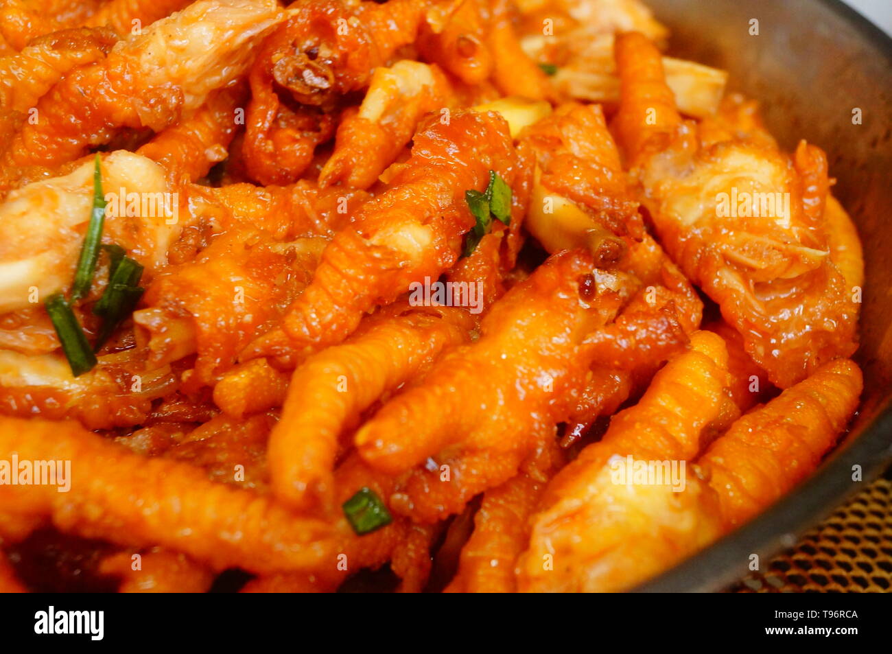 Chinese traditional food fried chicken feet Stock Photo - Alamy