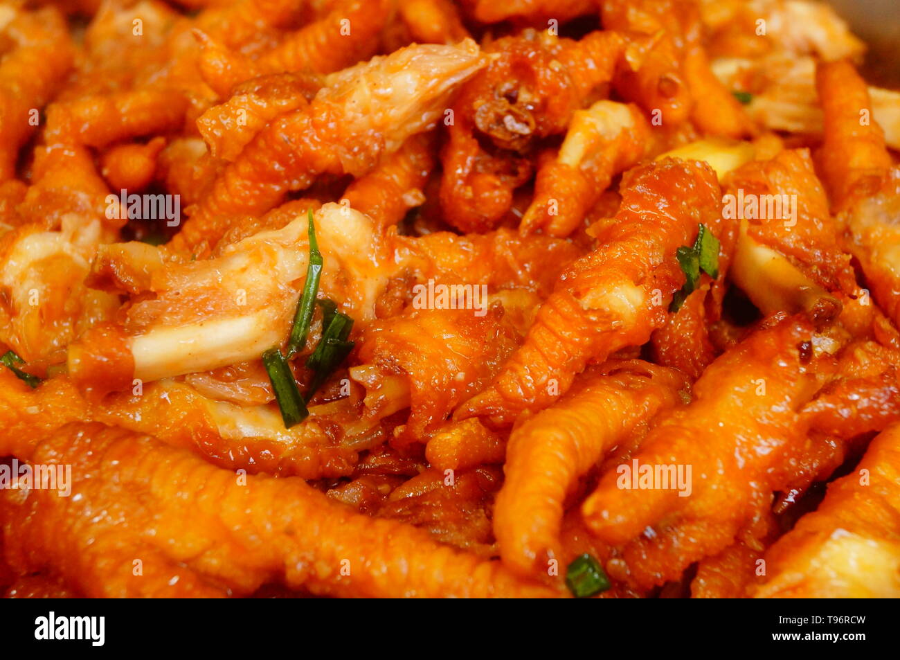 Chinese traditional food fried chicken feet Stock Photo - Alamy