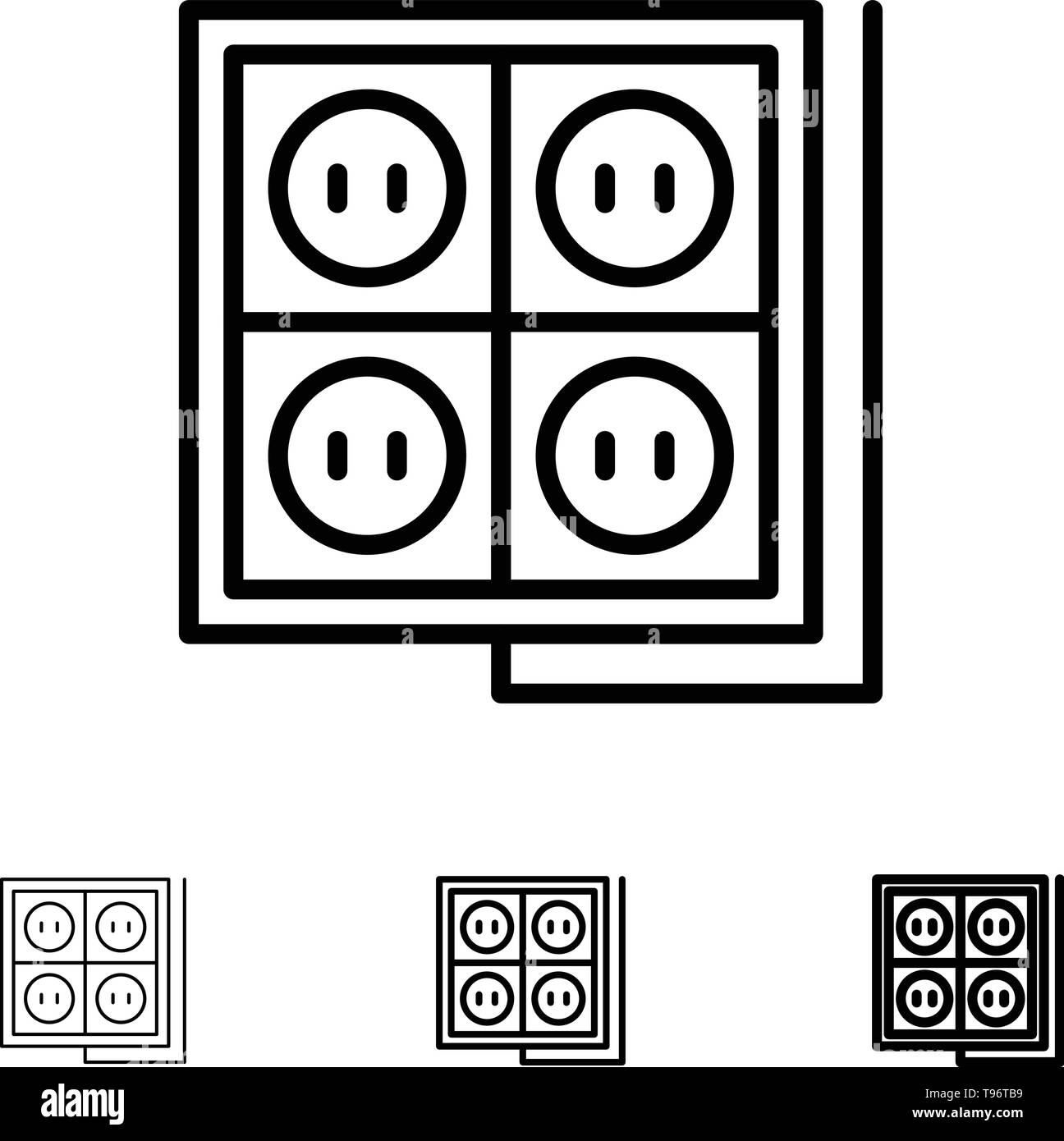 Black socket Stock Vector Images - Alamy