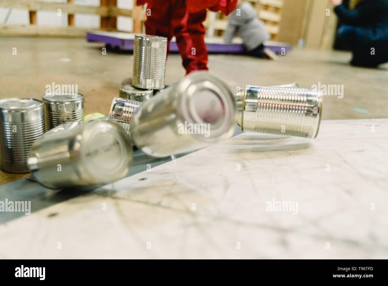 Knock cans down hi-res stock photography and images - Alamy