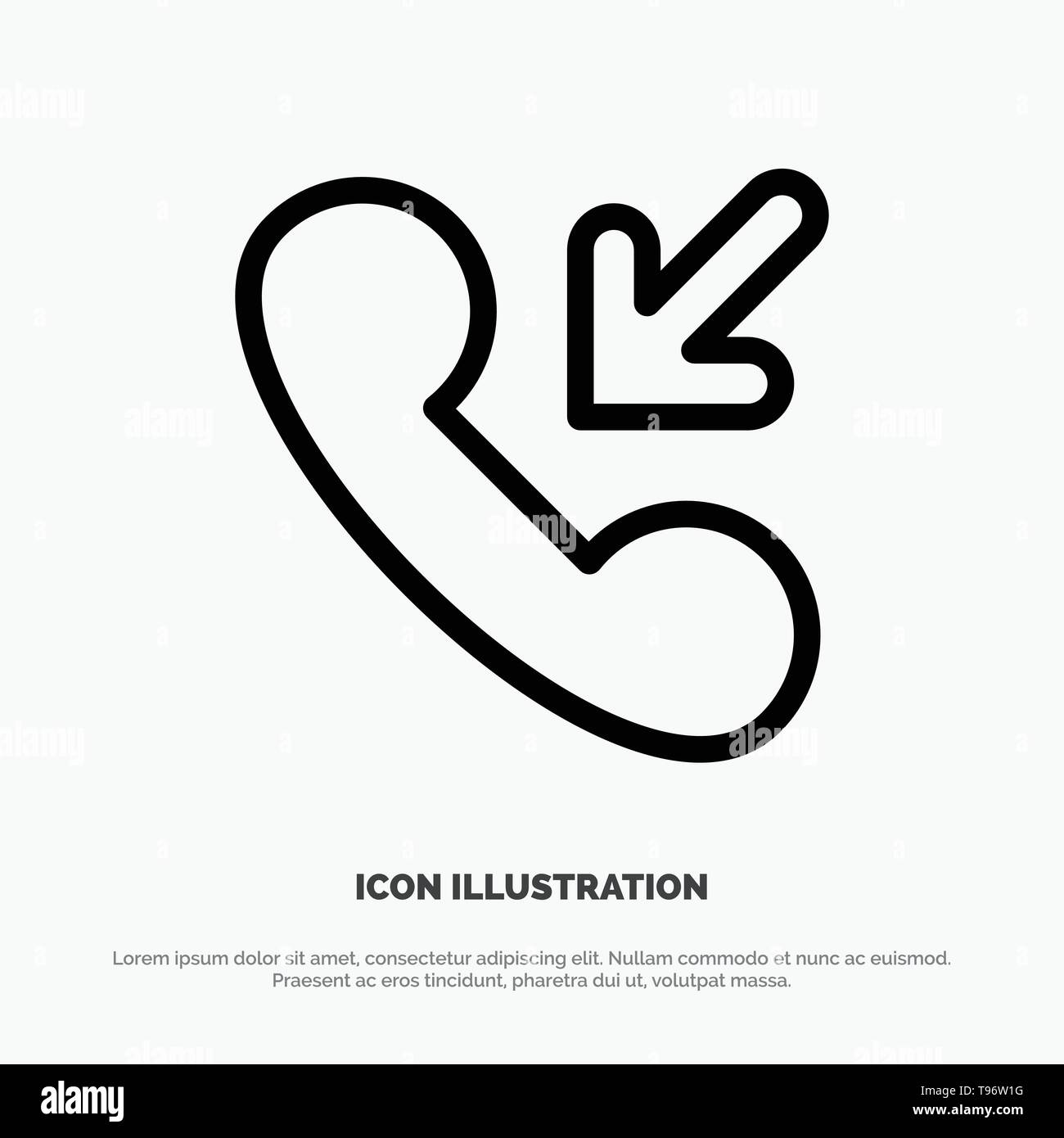 Incoming vector vectors hi-res stock photography and images - Alamy