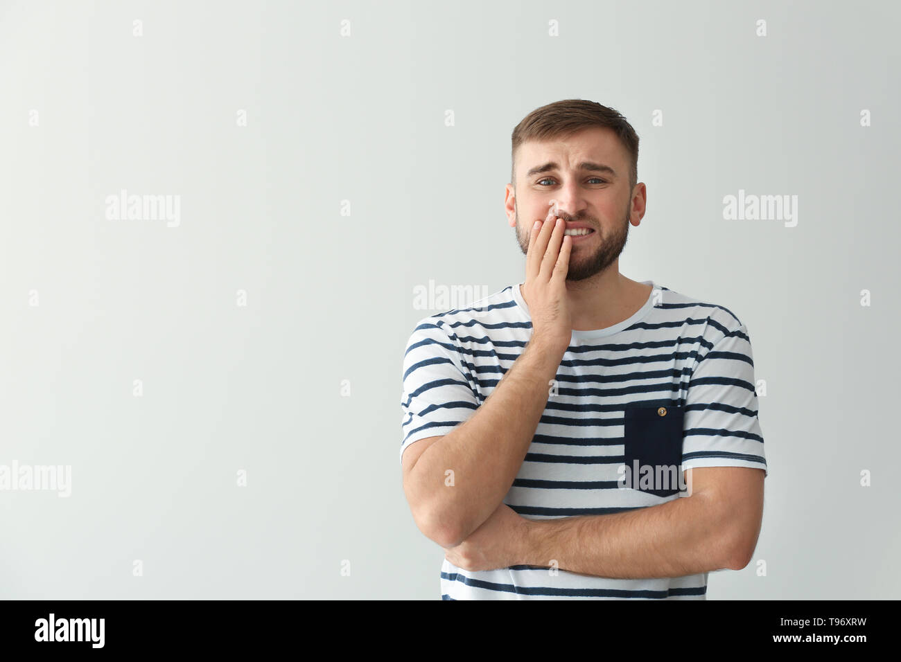 Upset young man after failure hi-res stock photography and images - Alamy