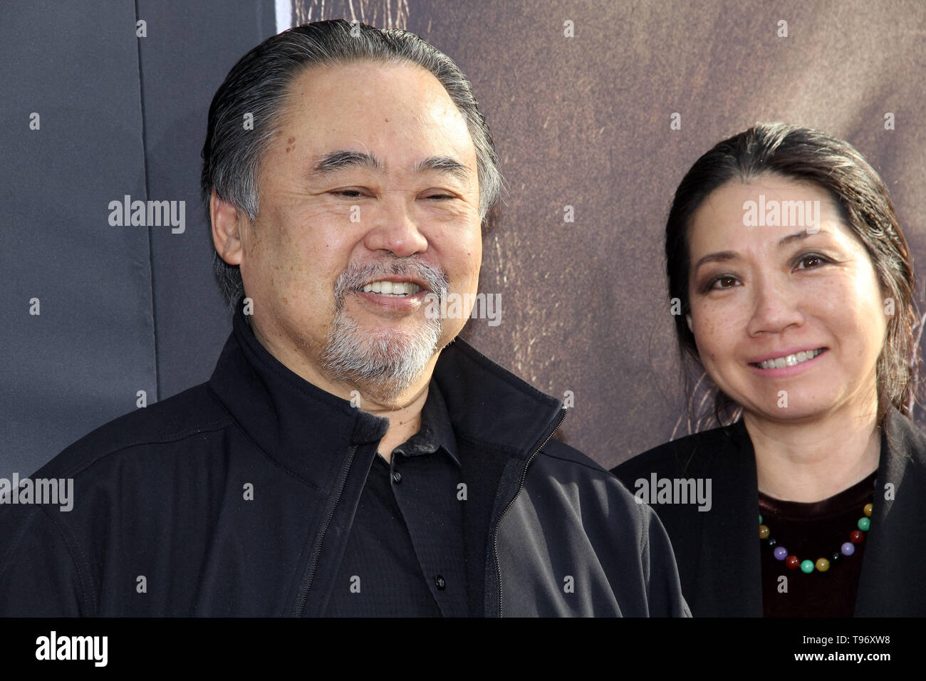 Keone Young and wife at the HBO's "Deadwood The Movie" Premiere. Held ...