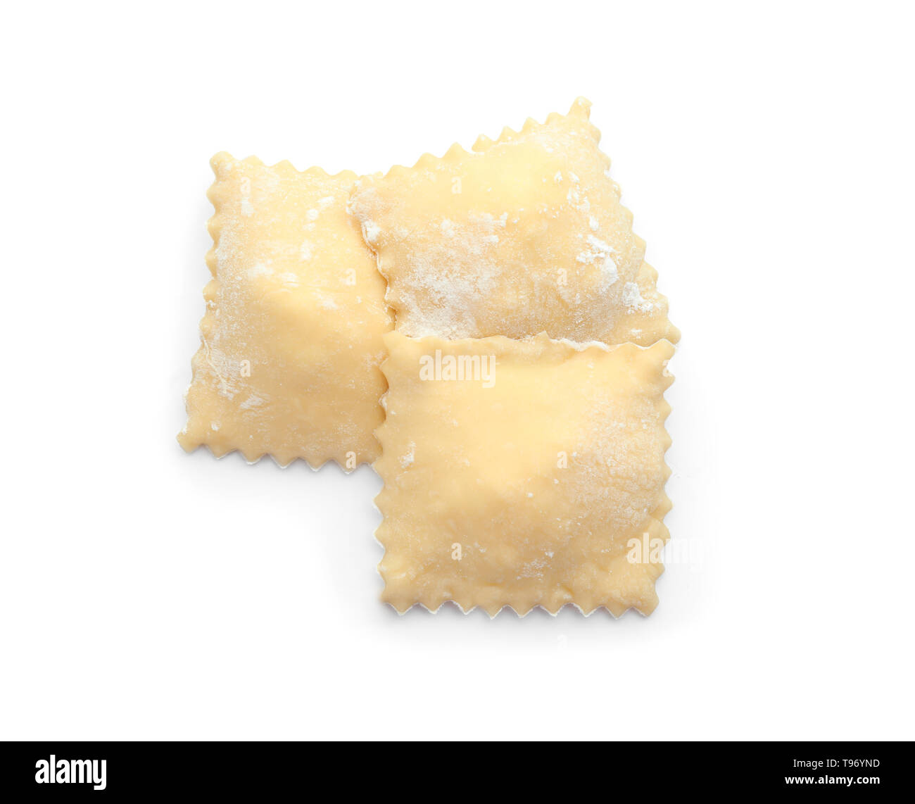 Ravioli top view Cut Out Stock Images & Pictures - Alamy