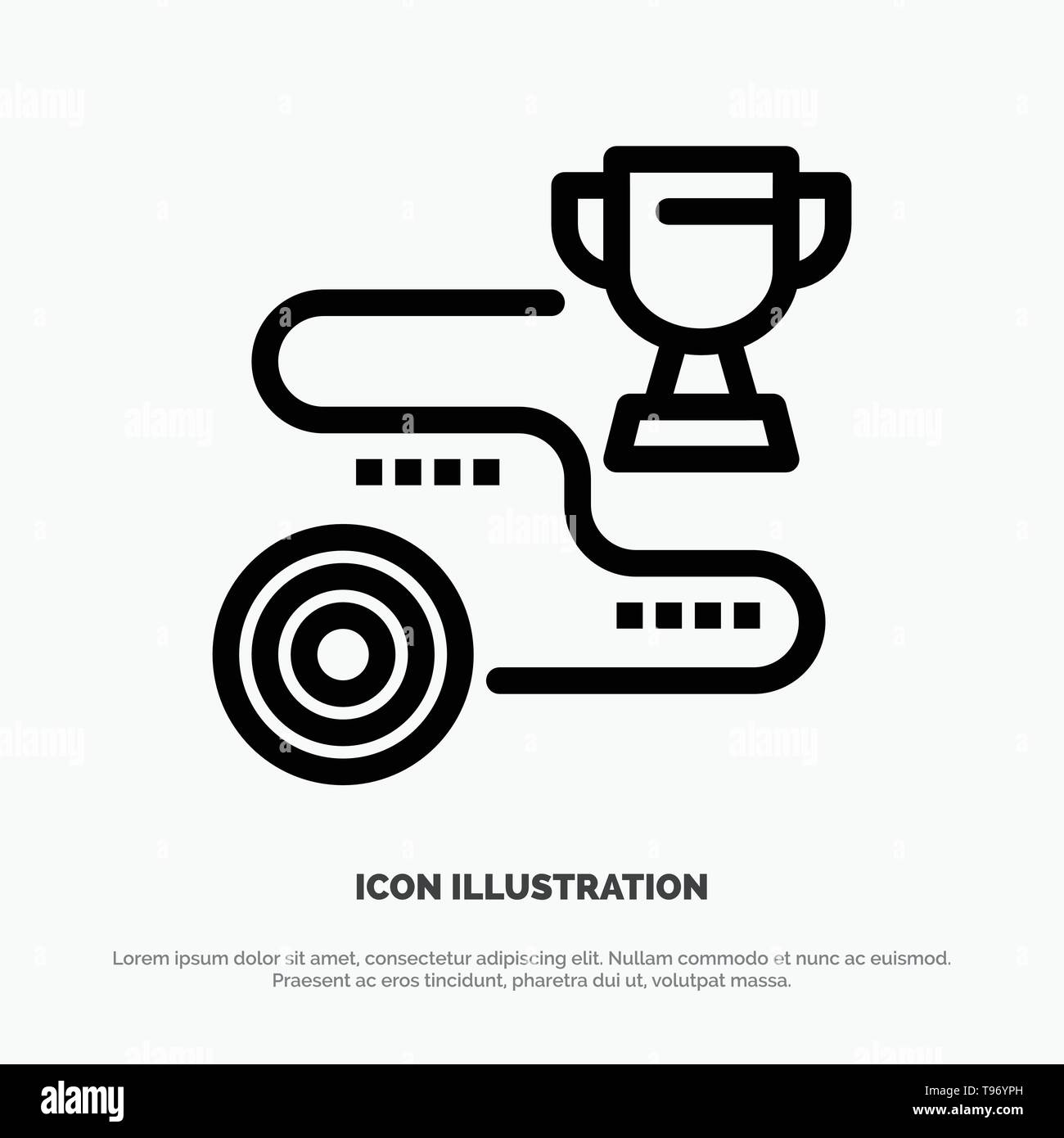 Moving path Stock Vector Images - Alamy