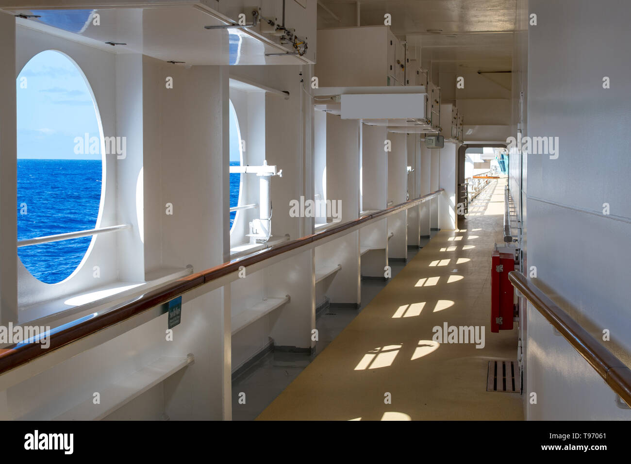 Passenger cruise ship interior corridor hi-res stock photography and ...